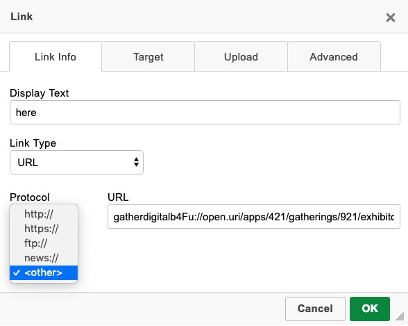 In-App Links – Certain Touchpoint