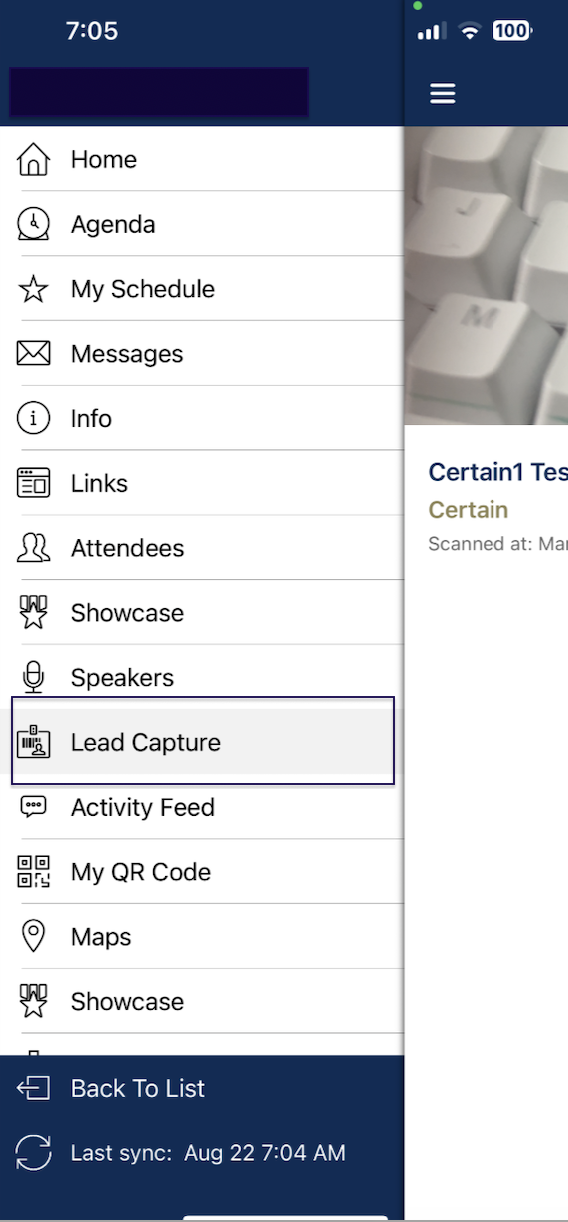 Lead Retrieval - Feature Setup – Certain Touchpoint